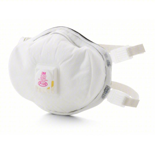 3M 8293 P100 Disposable Respirator with Face Seal and Cool Flow Valve ...